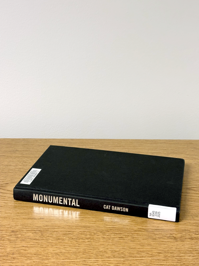 "Monumental" book by PhD Alum Cat Dawson, published by MIT Press ...
