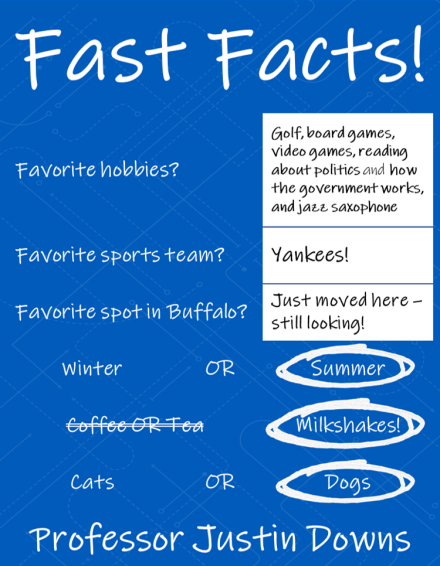 Faculty Spotlight - Justin Downs - Department of Economics - University ...